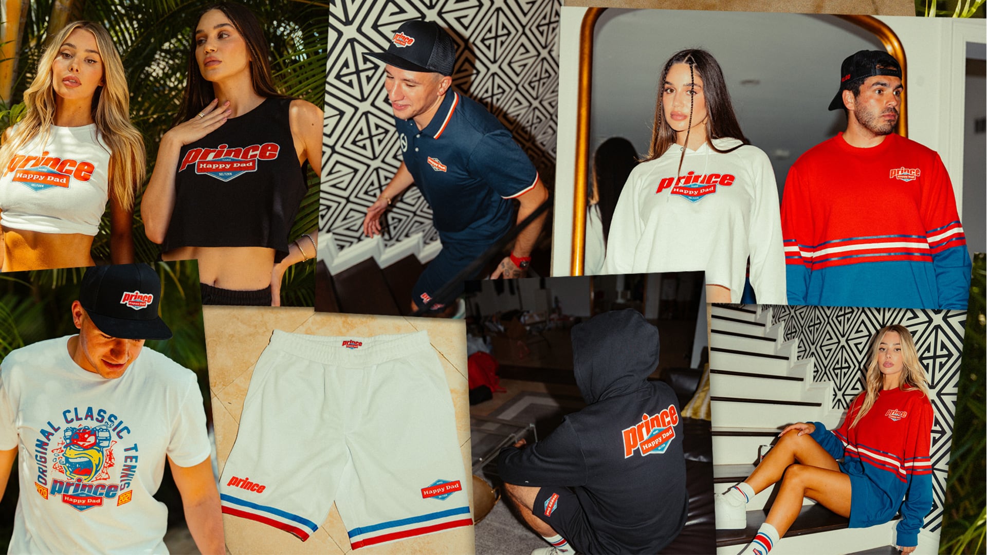 Prince vs Happy Dad | Mens & Womens Apparel Collab - Prince – Prince Sports